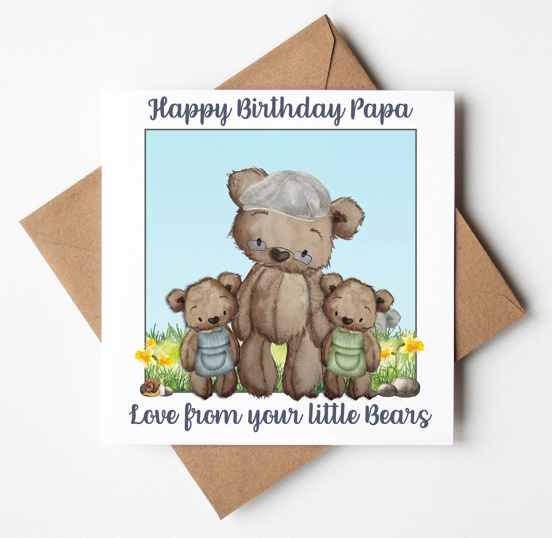 Papa Birthday Card, Personalised Birthday Card – Picture Perfect Gifts UK